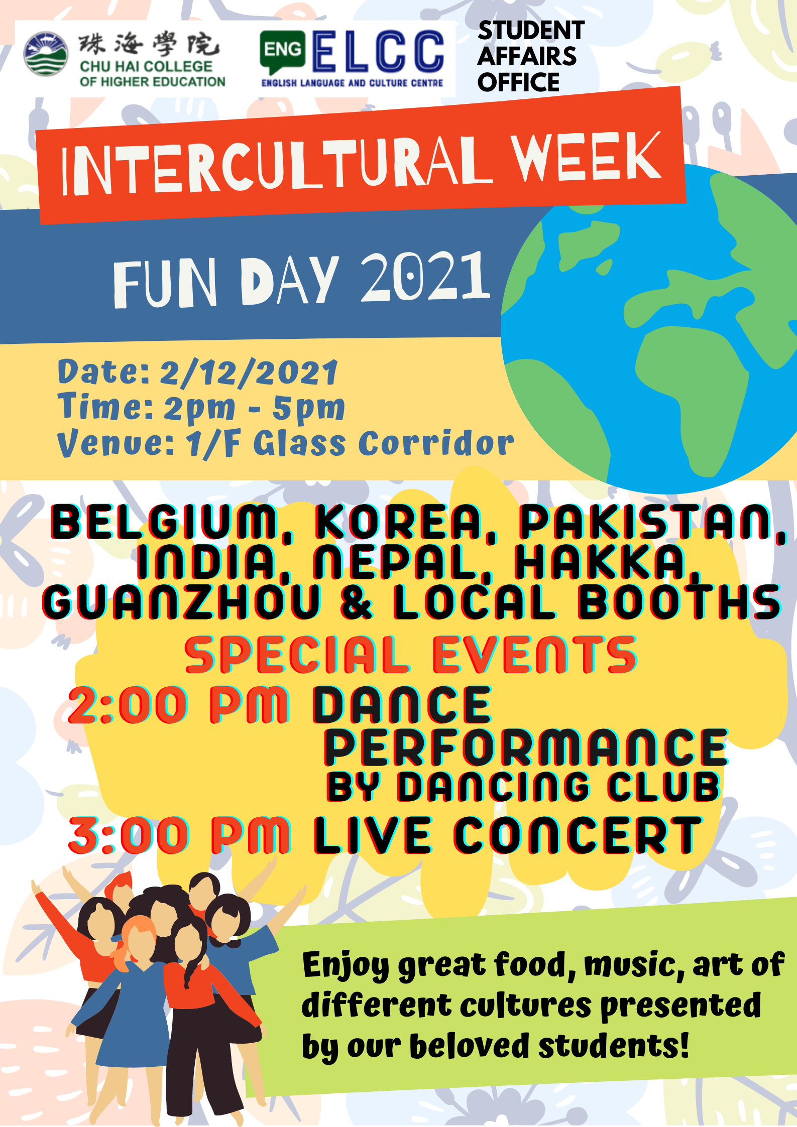 Intercultural Week – Fun Day – co-organised w/ SAO – ELCC – Hong Kong ...