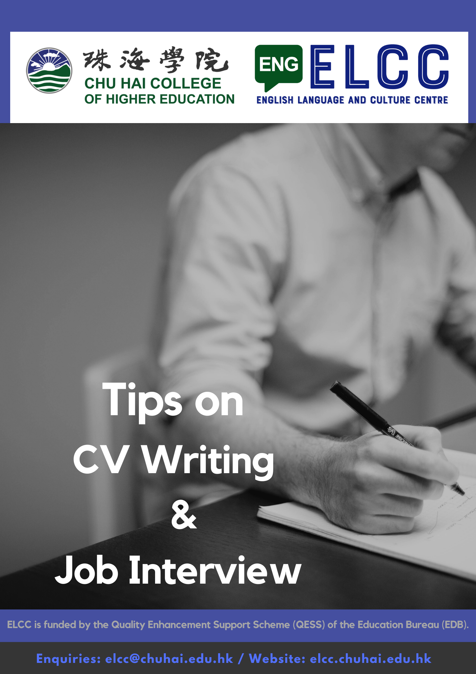 Tips on CV Writing & Job Interview – ELCC – Hong Kong Chu Hai College